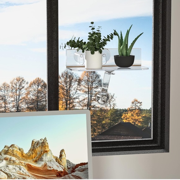 Storage & Organization | Clear Acrylic Windows Plant Shelves12 Inch ...